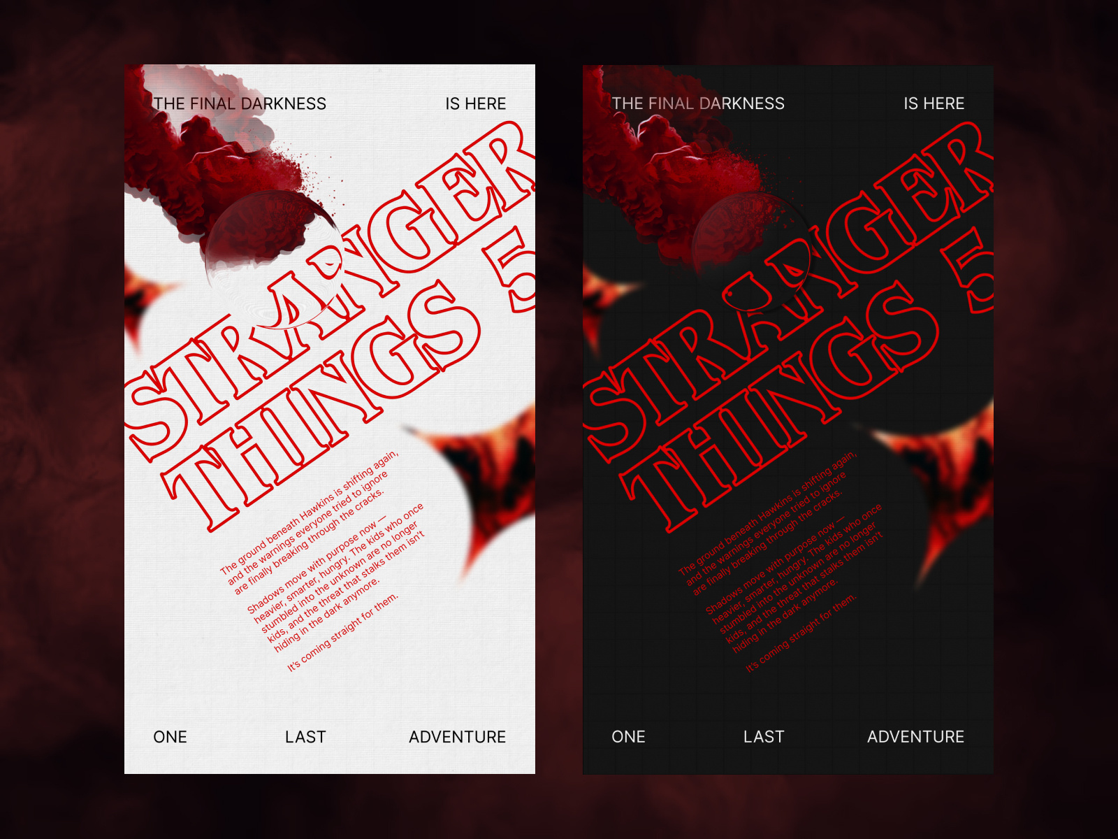 Stranger Things Poster By Diana Fabiańczuk On Dribbble