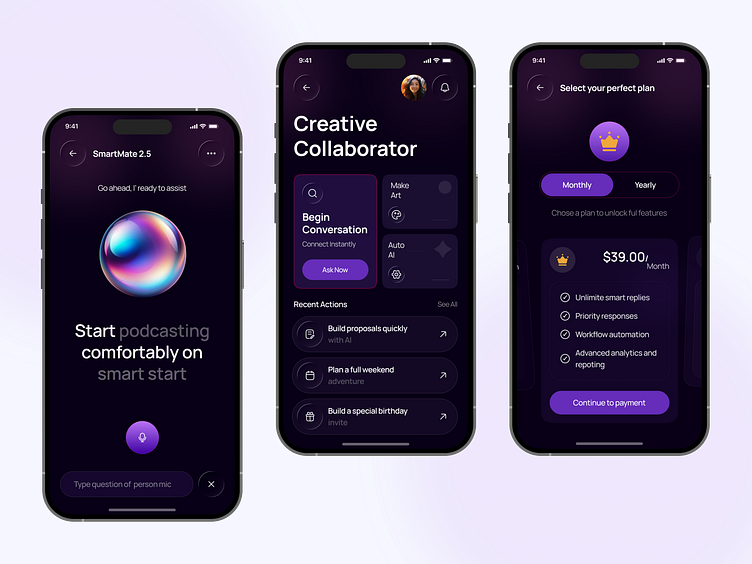 AI Creative Companion by UI/UX Abdur Rob on Dribbble