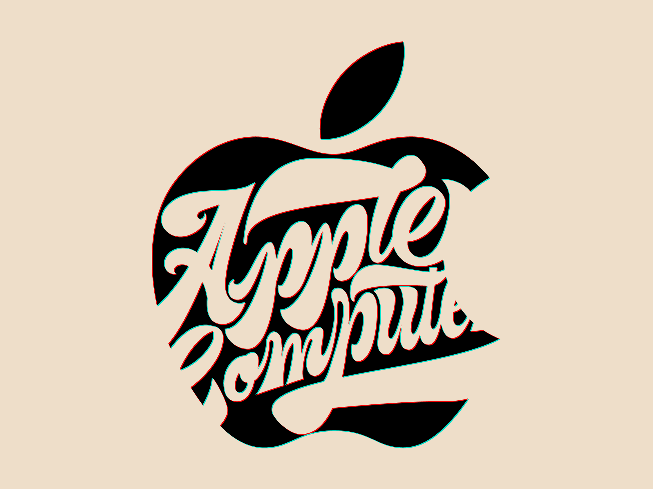 Apple Computer Lettering by Roberlan Borges Paresqui on Dribbble