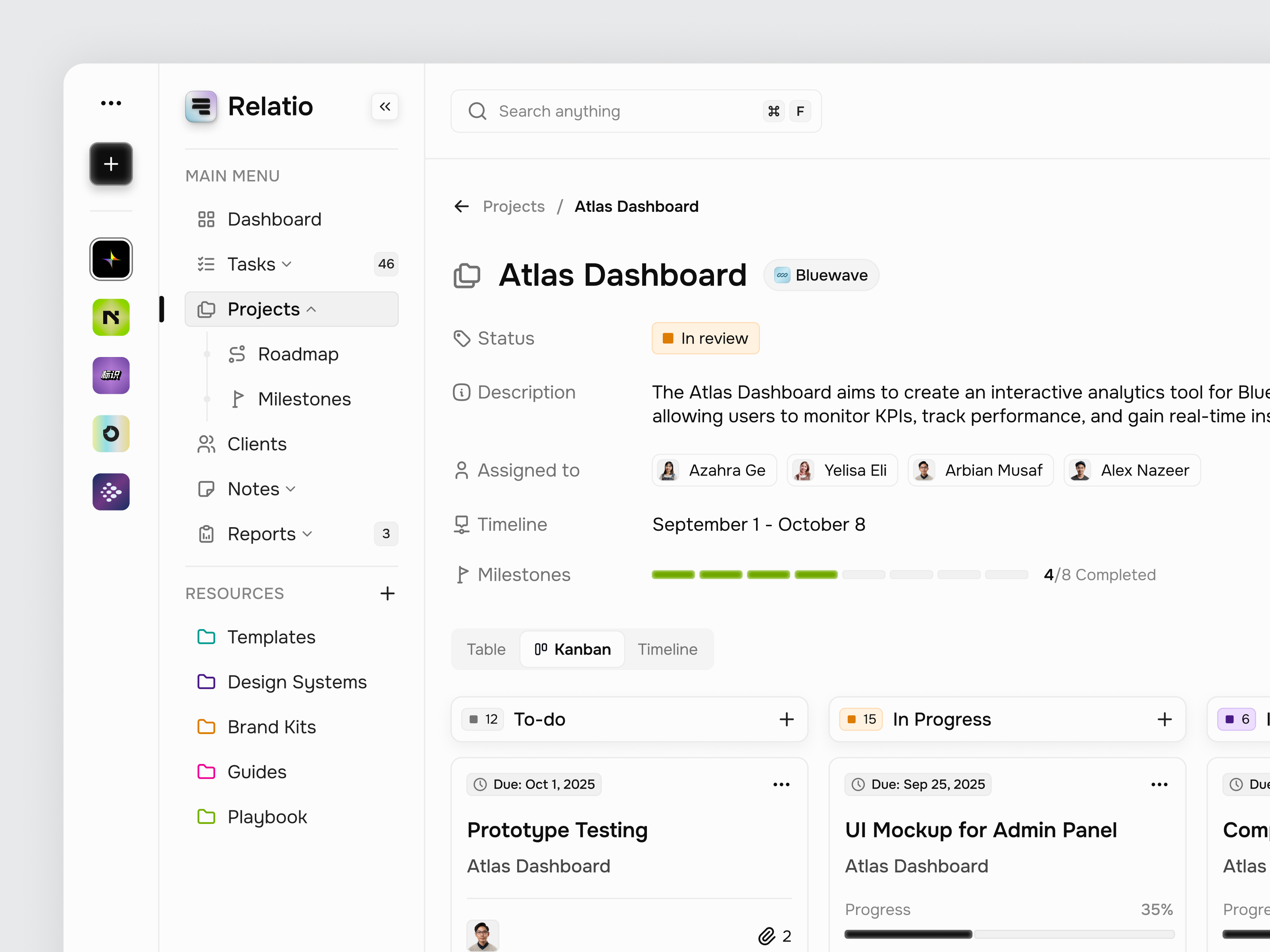 Project Management Dashboard - Project Page by Pickolab Studio on Dribbble