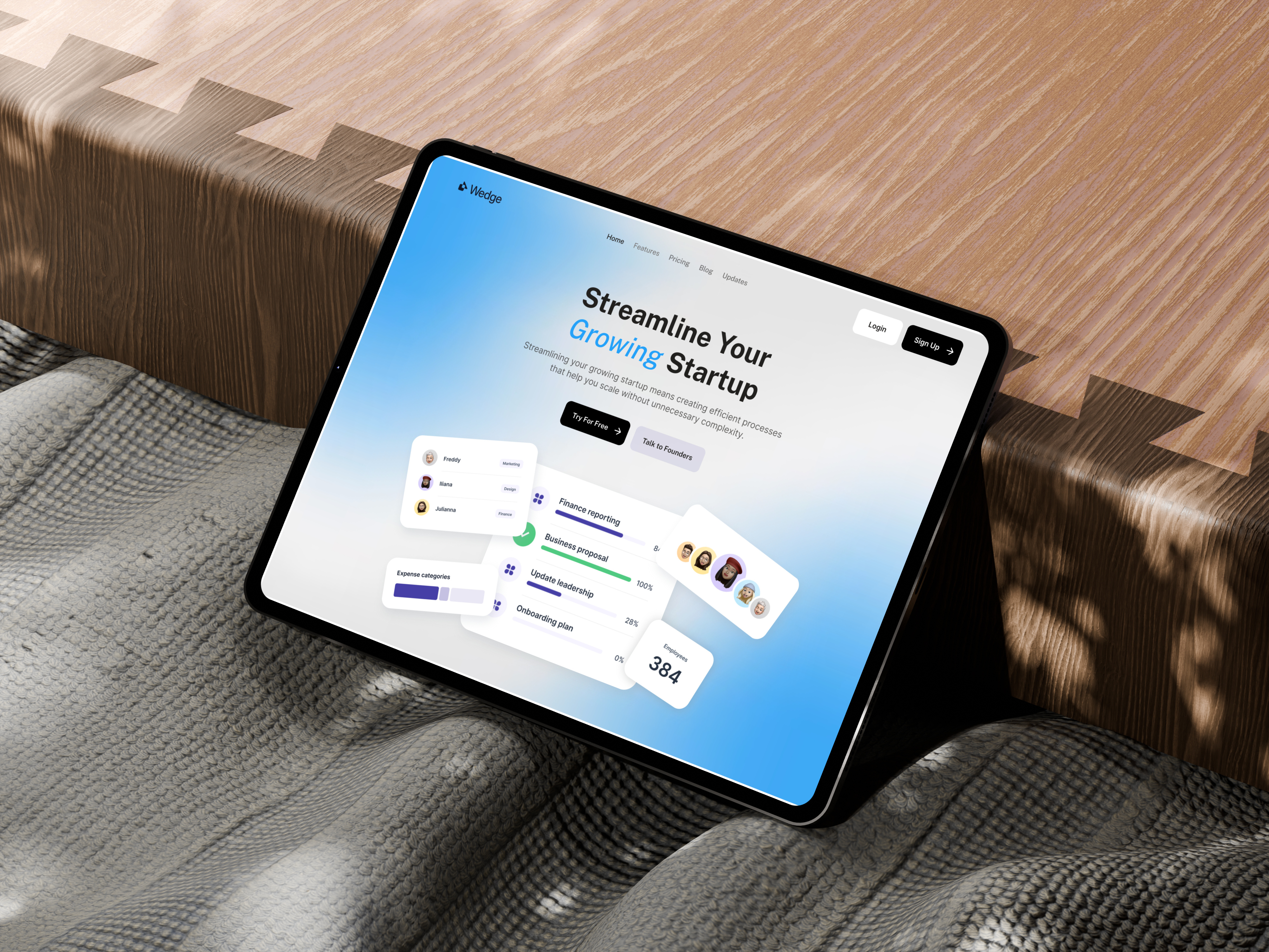 Task Management SaaS Landing Page by kamal Hasan on Dribbble