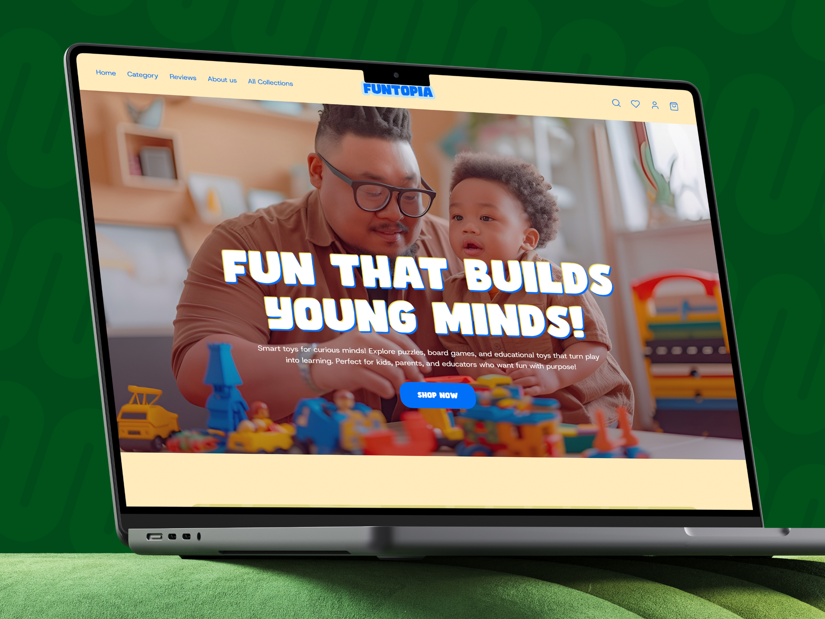 Kids Toys ecommerce Website Design | Toy Shop Website by Jubaer UX/UI ...