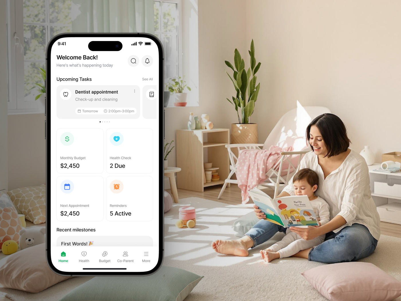 KidSync Parenting App Design - Task, Budget & Routine Management by ...