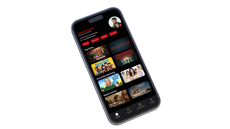 Netflix User Profiles by Samuel Baquera on Dribbble