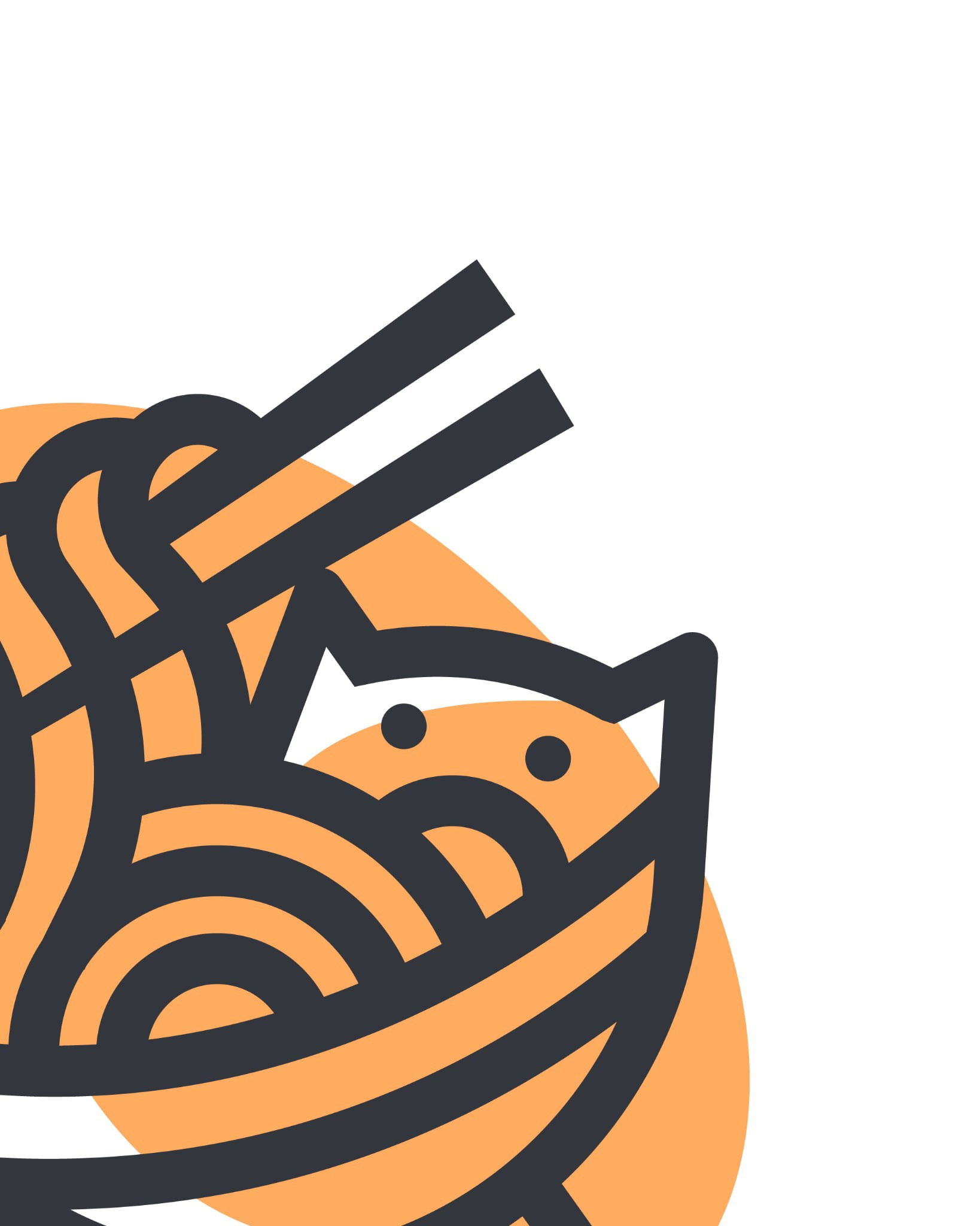 Cat Ramen Bowl Logo design for sale crafted by Anhdodes by Anh Do ...