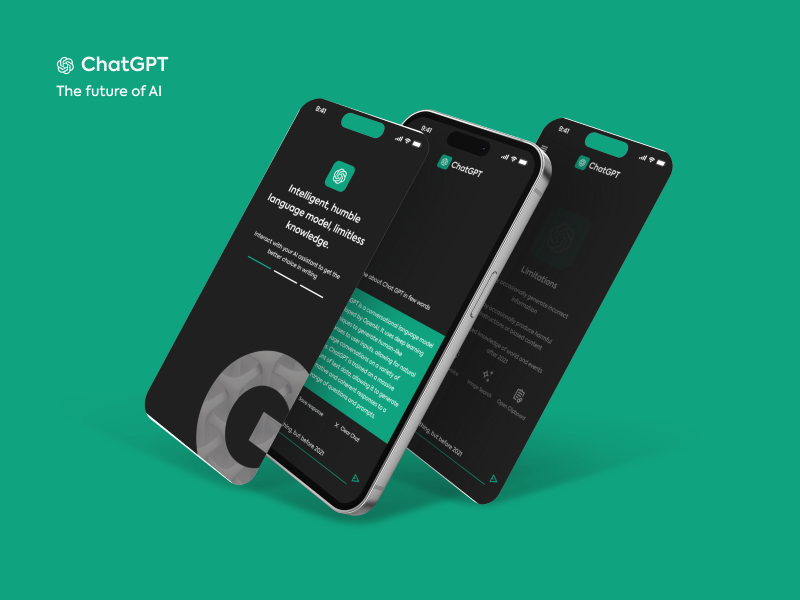 Introducing ChatGPT's New Mobile App! by Revanth on Dribbble