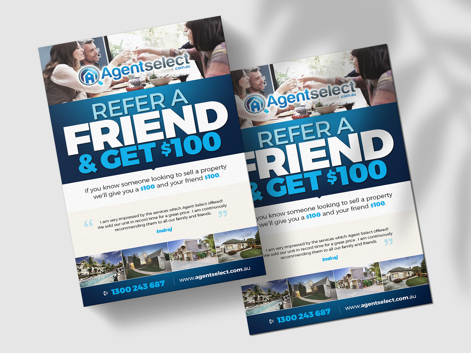 Property Referral Flyer Design by KitCreativity on Dribbble