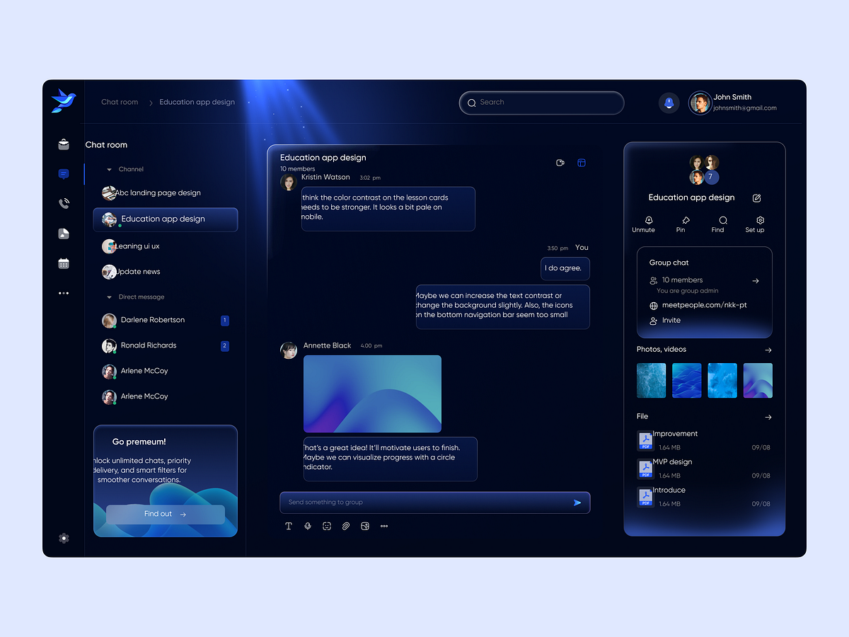 Web Chat Interface Web by Capi Product for Capi Creative on Dribbble