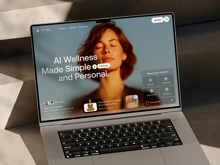 AI-Powered Wellness Website — Personalized UI/UX Case Study by Zihad ...