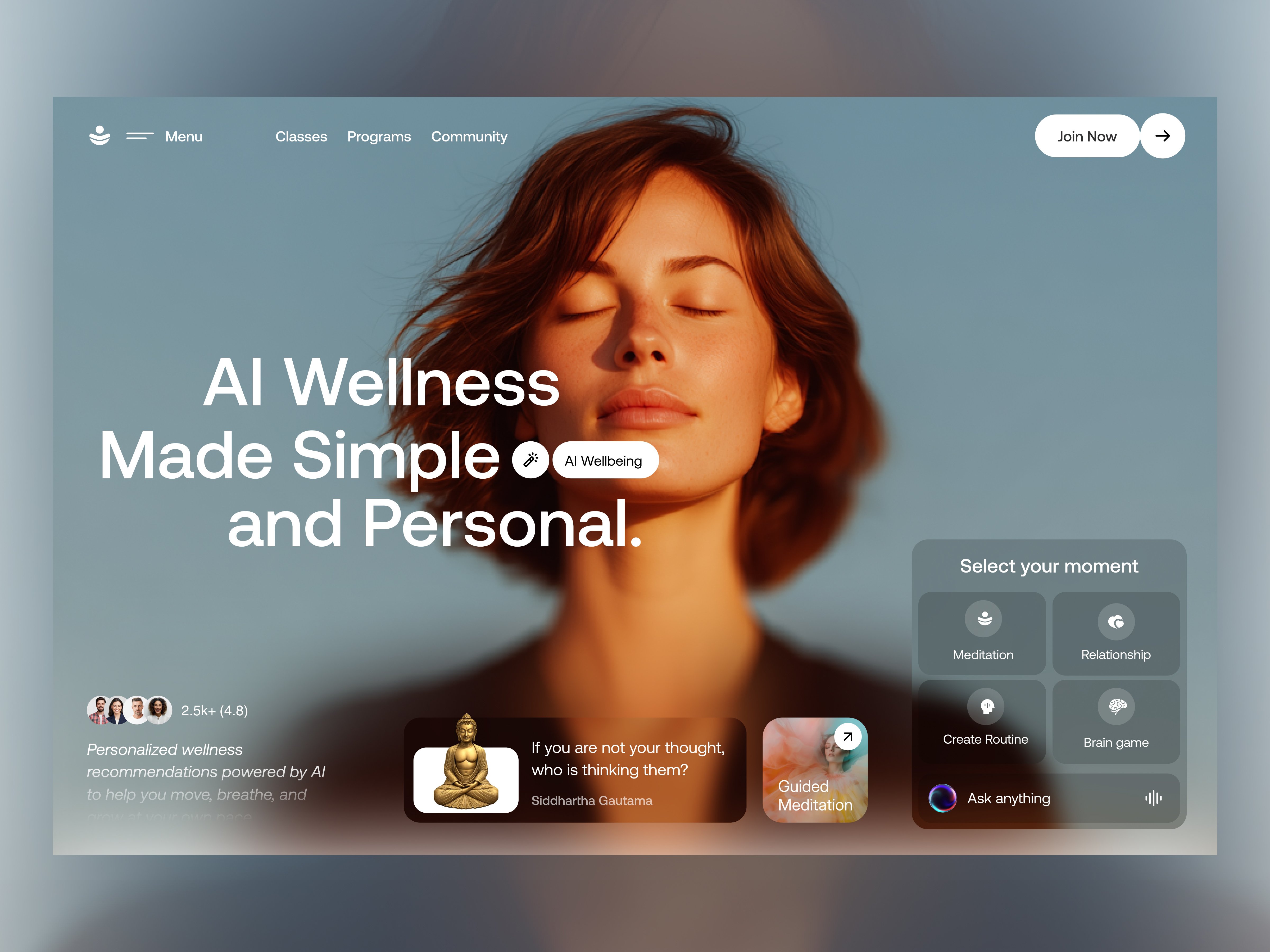 AI-Powered Wellness Website — Personalized UI/UX Case Study by Zihad ...