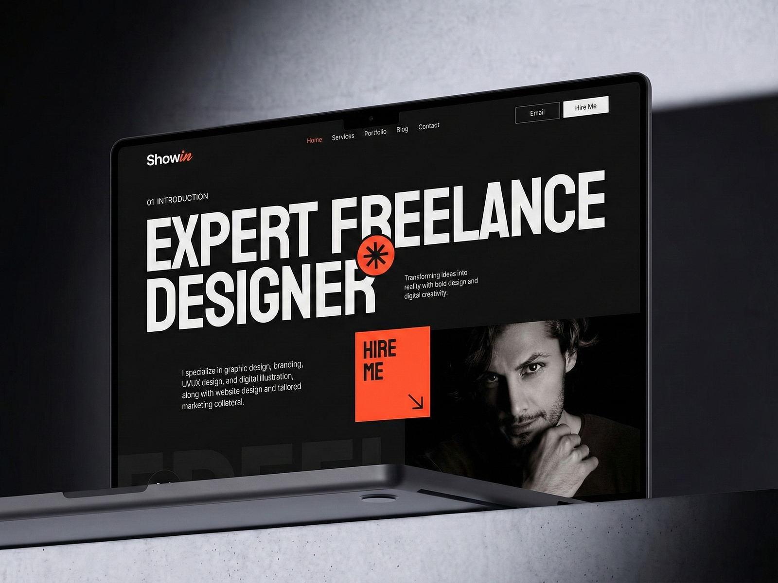 Showin Portfolio Website Design by Devansh Prakash on Dribbble