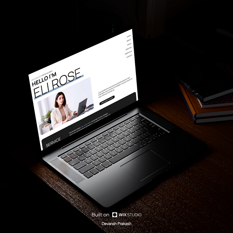 Launchfolio | A Portfolio Website on Wix Studio by Devansh Prakash on Dribbble