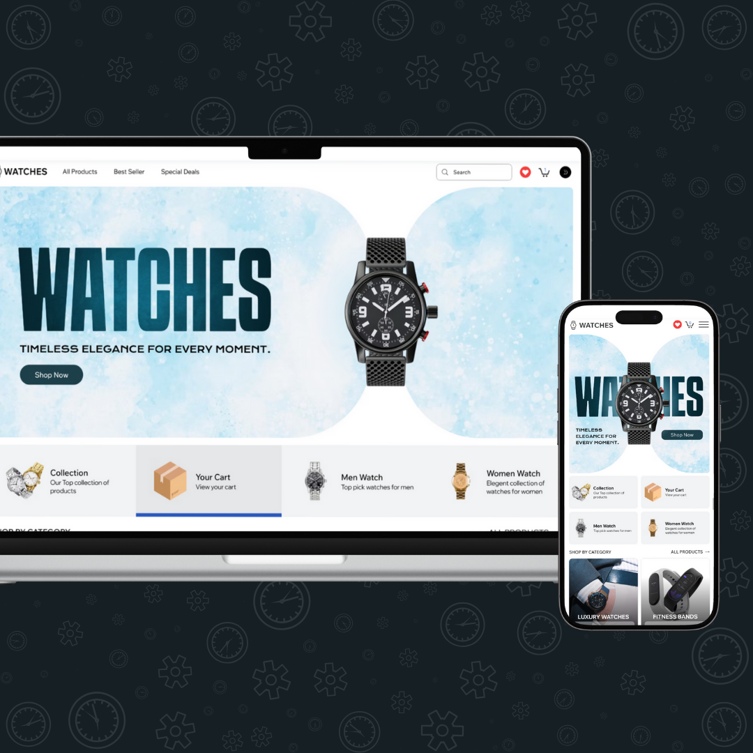 Watches E-commerce Website Design by Devansh Prakash on Dribbble