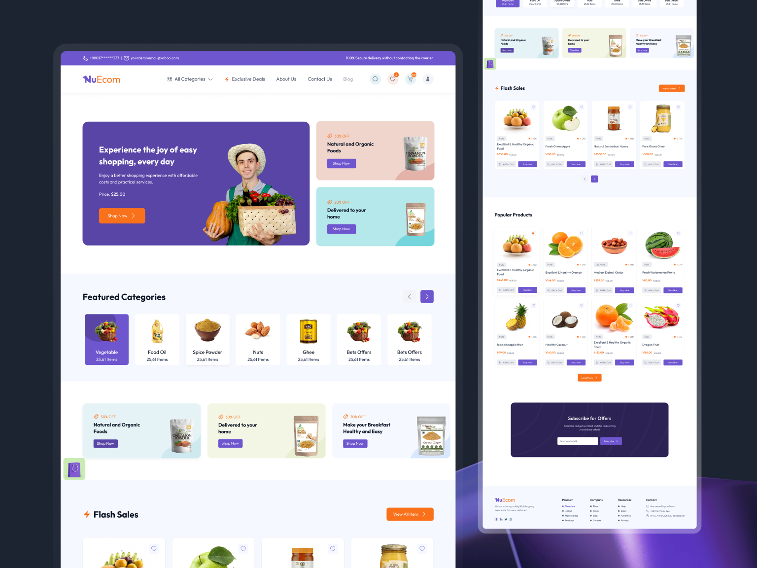 Modern E‑Commerce Website UI Design | Clean Online Store by Asif Mahmud ...