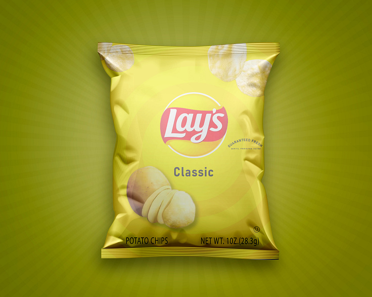 Lay's Chips Packet Design by Badon Das on Dribbble