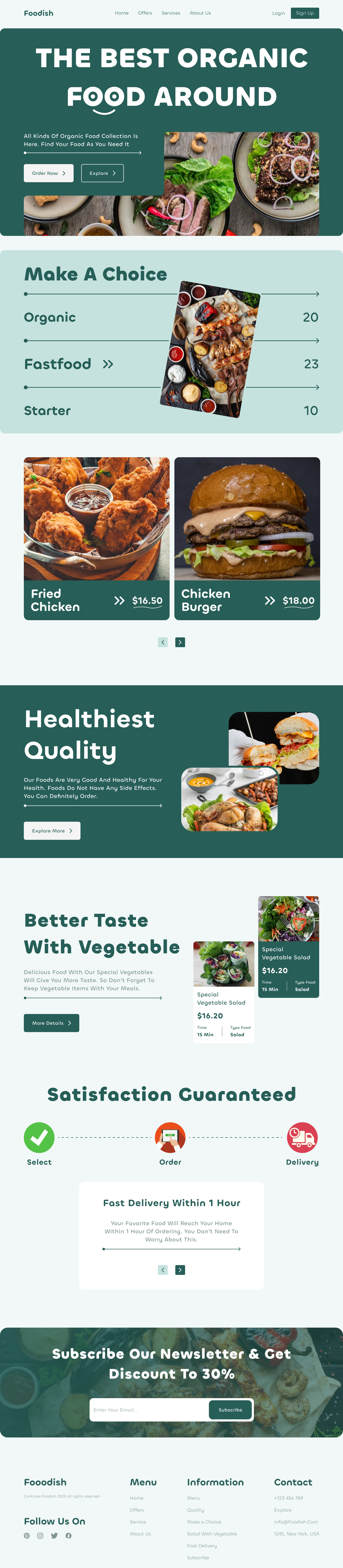 Food Delivery Website Design by Ahsan on Dribbble