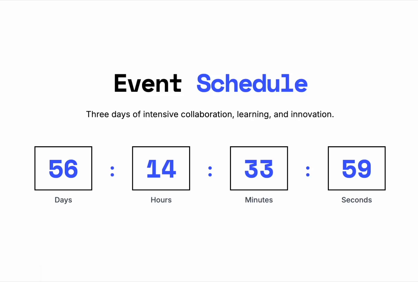 Countdown | Web Design | UI by Zuzanna on Dribbble