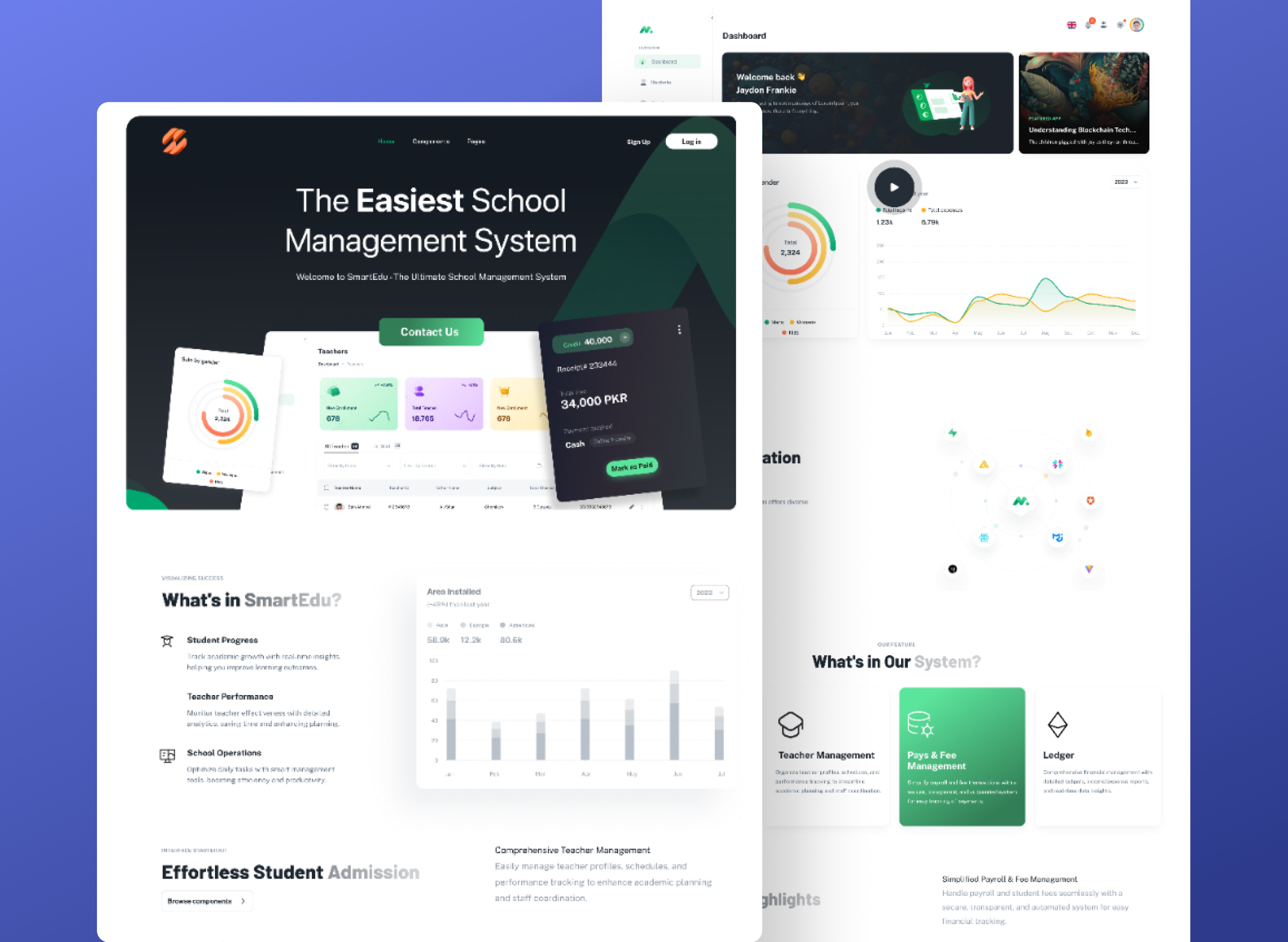 School Management Web Mobile App by Devscot Solutions on Dribbble