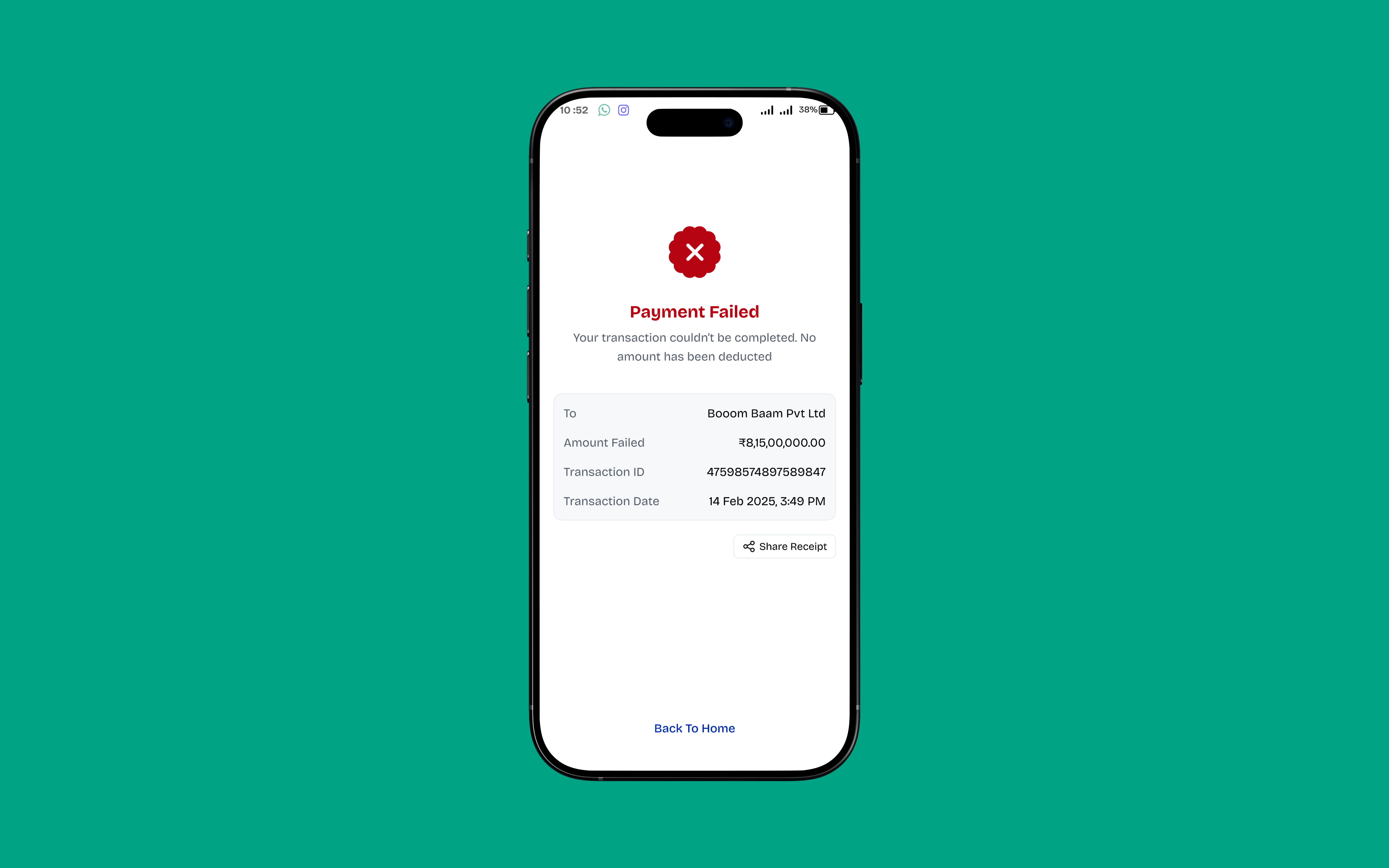 Payment Status Screens — Mobile App UI by Ashwini Sharma on Dribbble