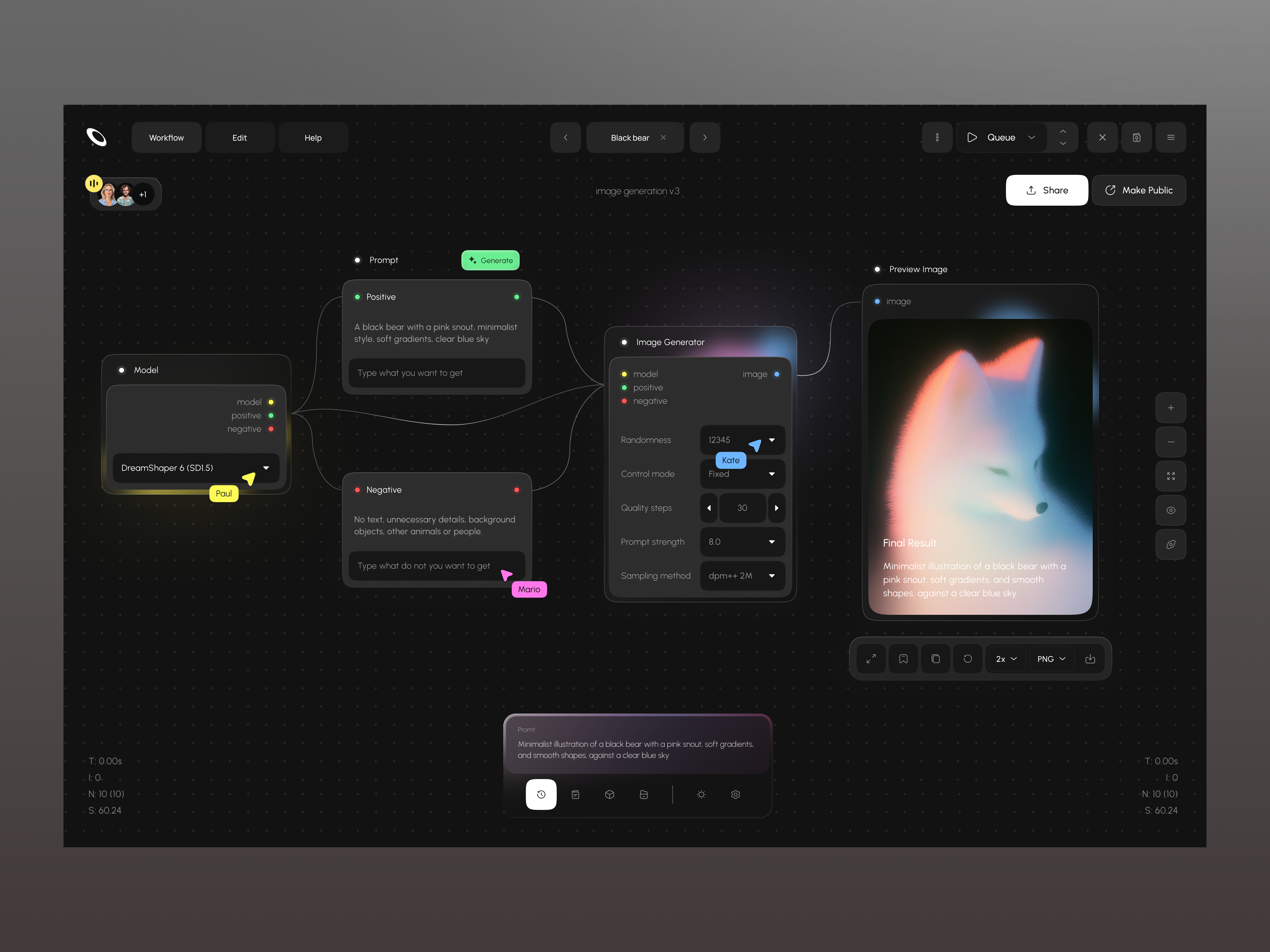 PicGen SaaS - Image Generator Dashboard by Jack R. for RonDesignLab ⭐️ ...