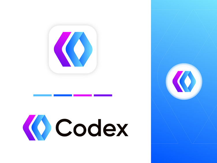 Codex Coding Modern Logo Design By Samera On Dribbble