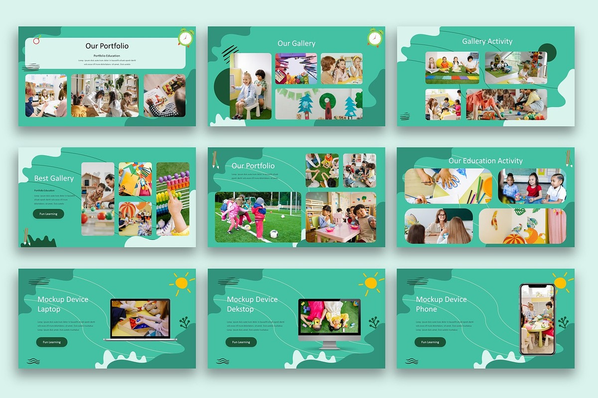 Kinderjoy-Education PowerPoint by Isabella Frank on Dribbble