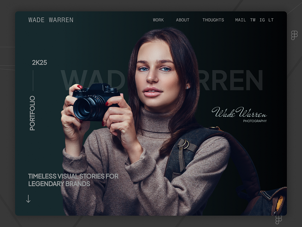 Portfolio UI Design by Md Nahid Hossain on Dribbble