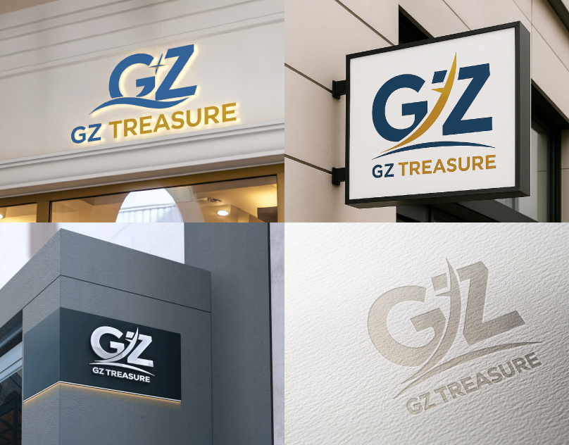 GZ TRESURE LOGO | LOGO MOCKUP FREE DOWNLOAD by ASLAM AHMED on Dribbble