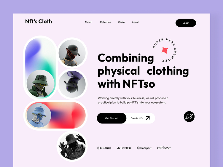 NFT's - Clothing Website Design by UIShyed on Dribbble