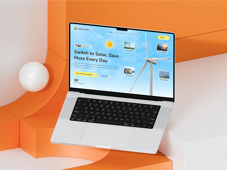 Solar Website UI UX Design by Blend wrk UI/UX for Blend wrk on Dribbble