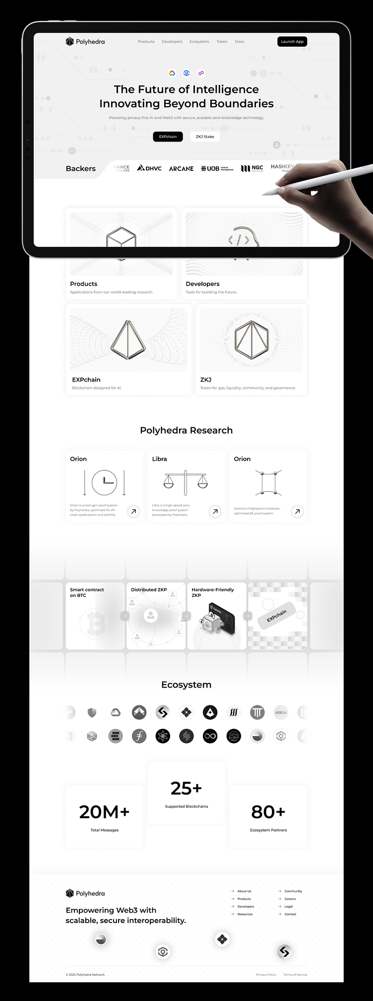 Full Stack Web3 Solutions Website by SK Farhad Hossen⑉ on Dribbble