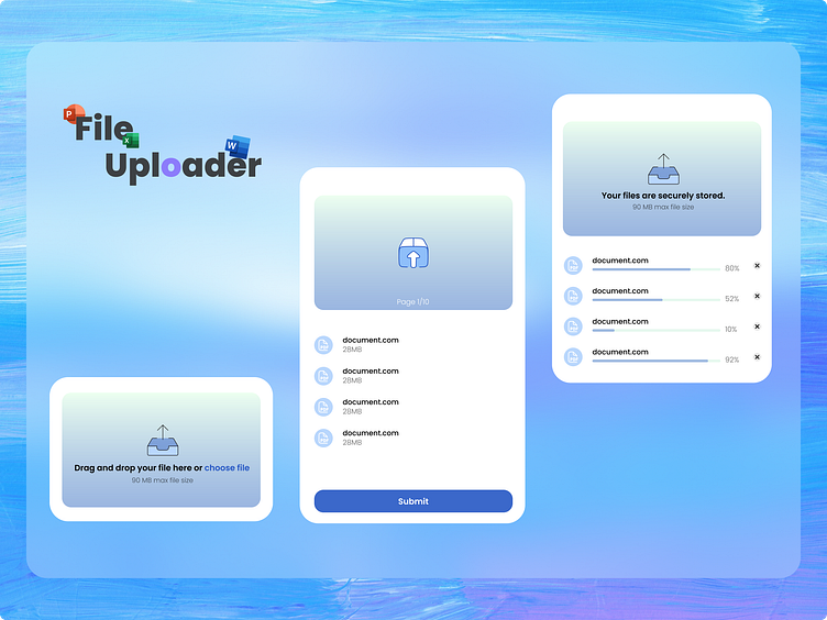 Flowload — File Upload UI by Hasan on Dribbble