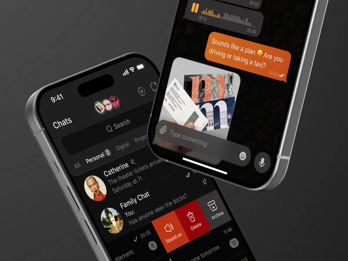 Browse thousands of Chat Dark Mode images for design inspiration | Dribbble