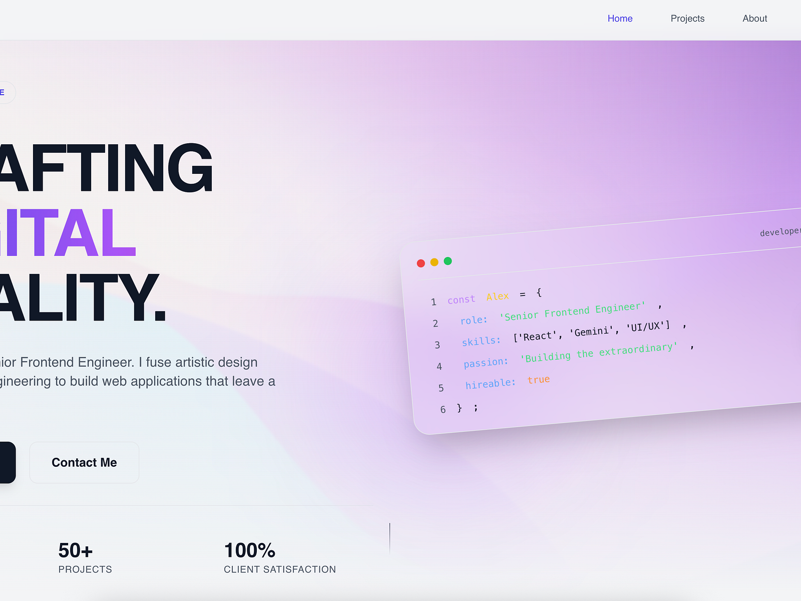 NeoPortfolio — Modern React Portfolio Template (Dark/Light Mode by ...