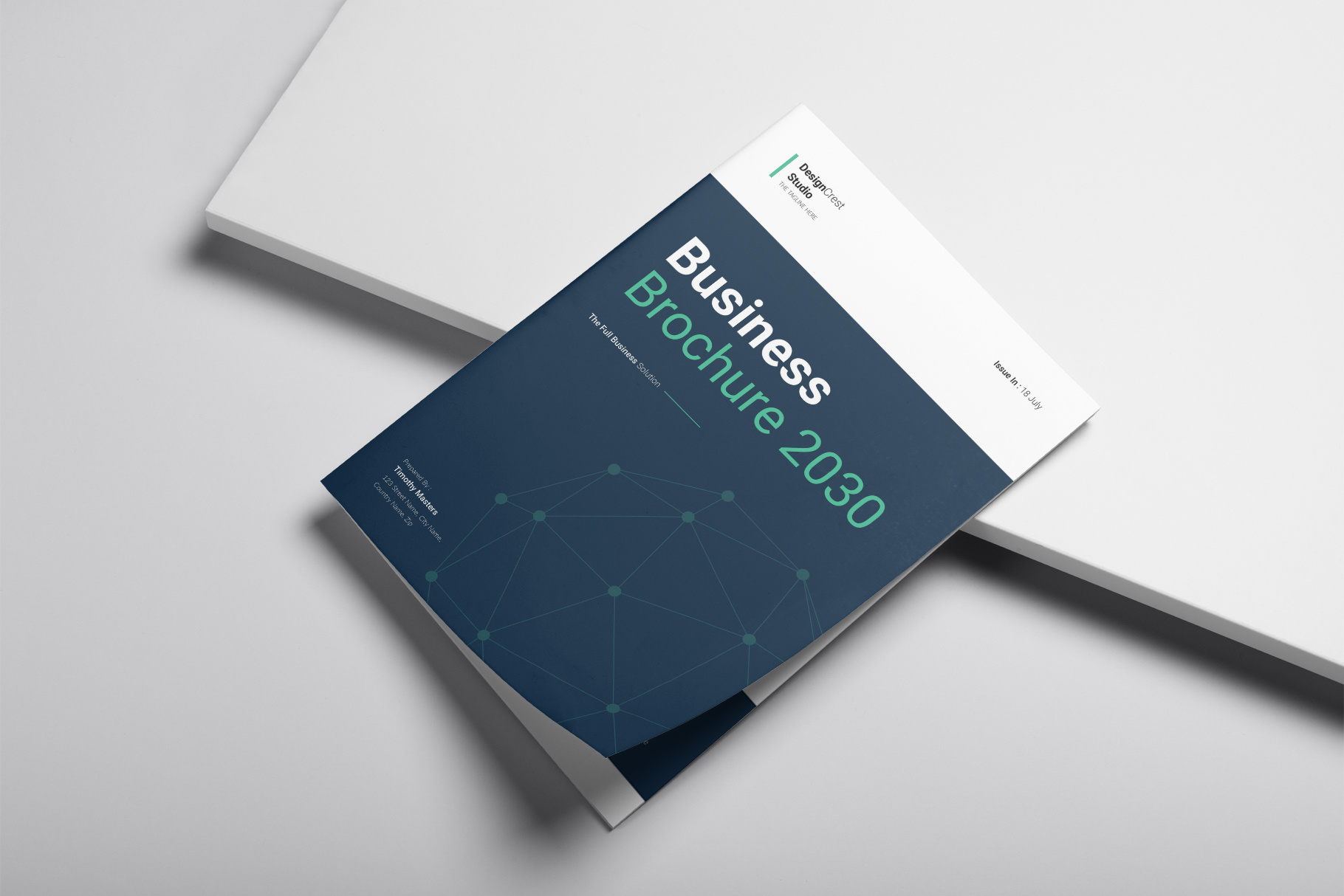 Business Brochure Template by DesignCrest on Dribbble