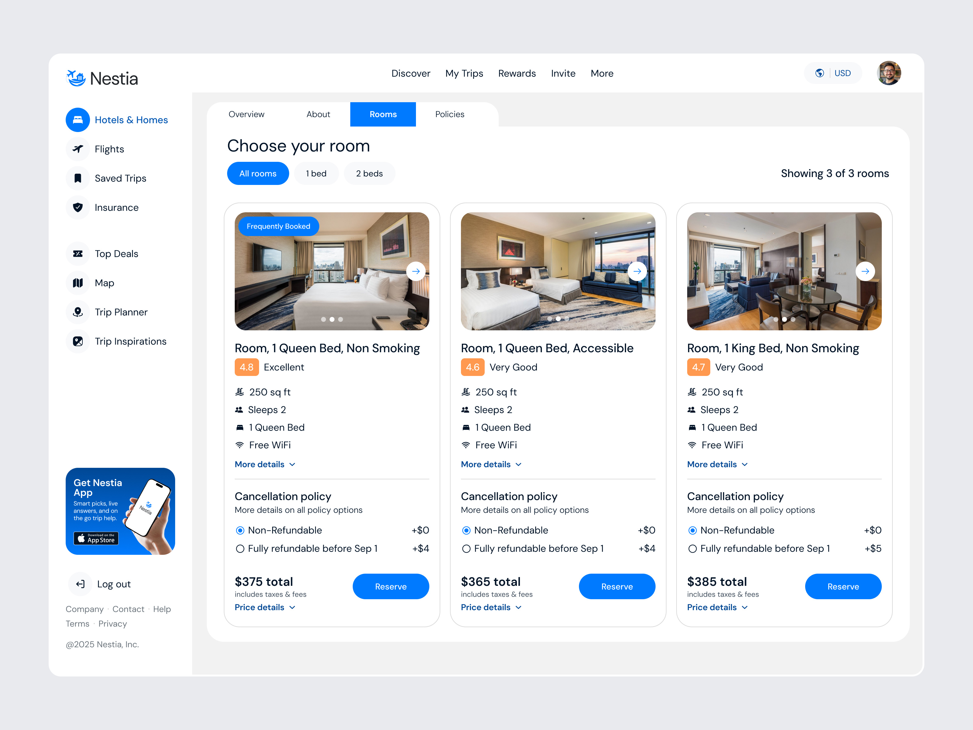 Flight Ticket Booking Dashboard by Oripio on Dribbble