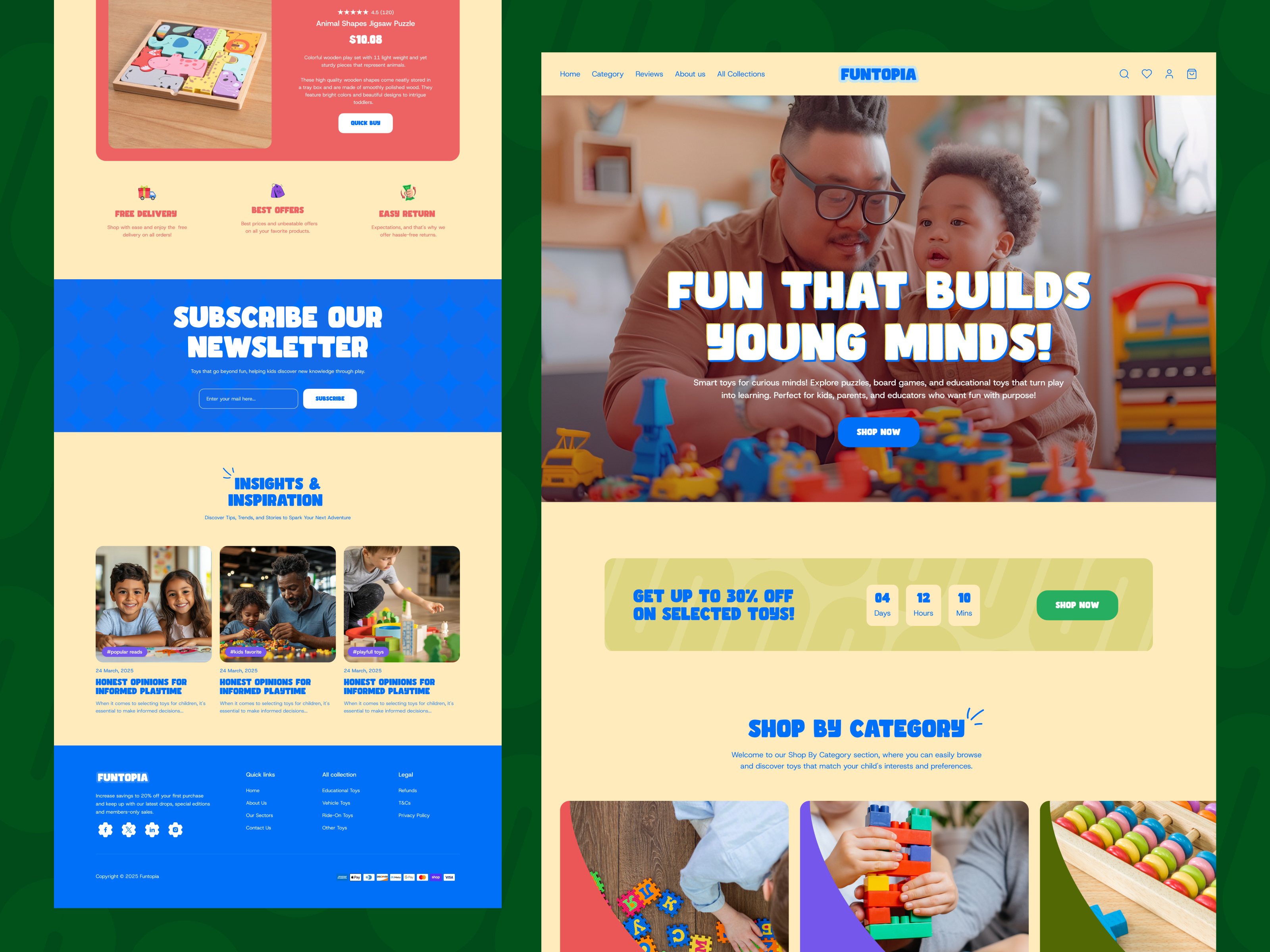 Kids Toy Store | Toy Shop ecommerce Website Design by Jubaer Alam on ...