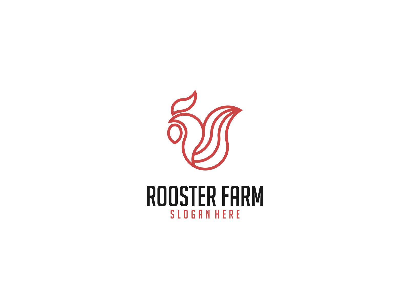 Rooster Farm Logo by farsad_graphic on Dribbble