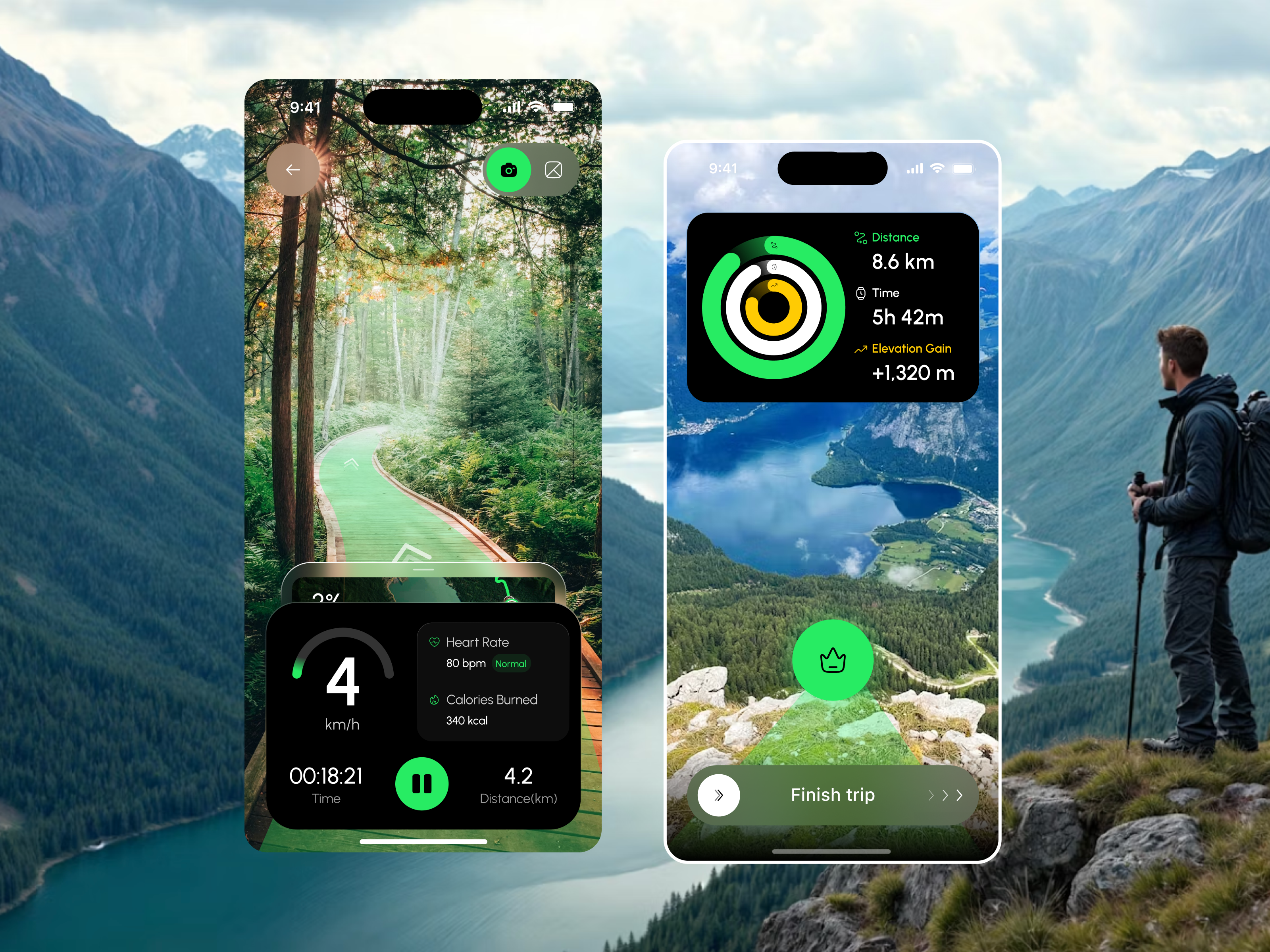 Route - Mobile Navigation & Real-time Tracking UI by Rois Rohmana for ...