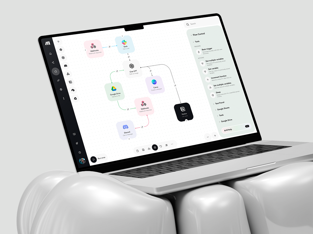 Automation Builder — Web Platform UI by Nixtio on Dribbble