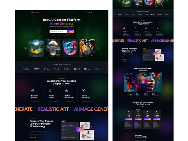AI Landing Page by Zone7 on Dribbble