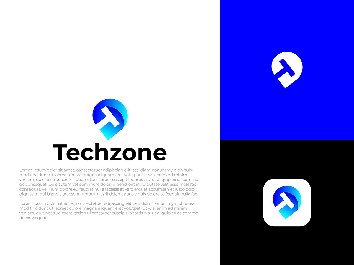Techzone modern logo design technology innovation by Mohammed Sabbir on ...