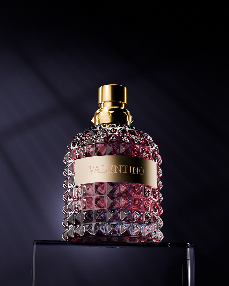 Valentino Perfume – Luxury 3D Product Visualization by Md Taohid on ...