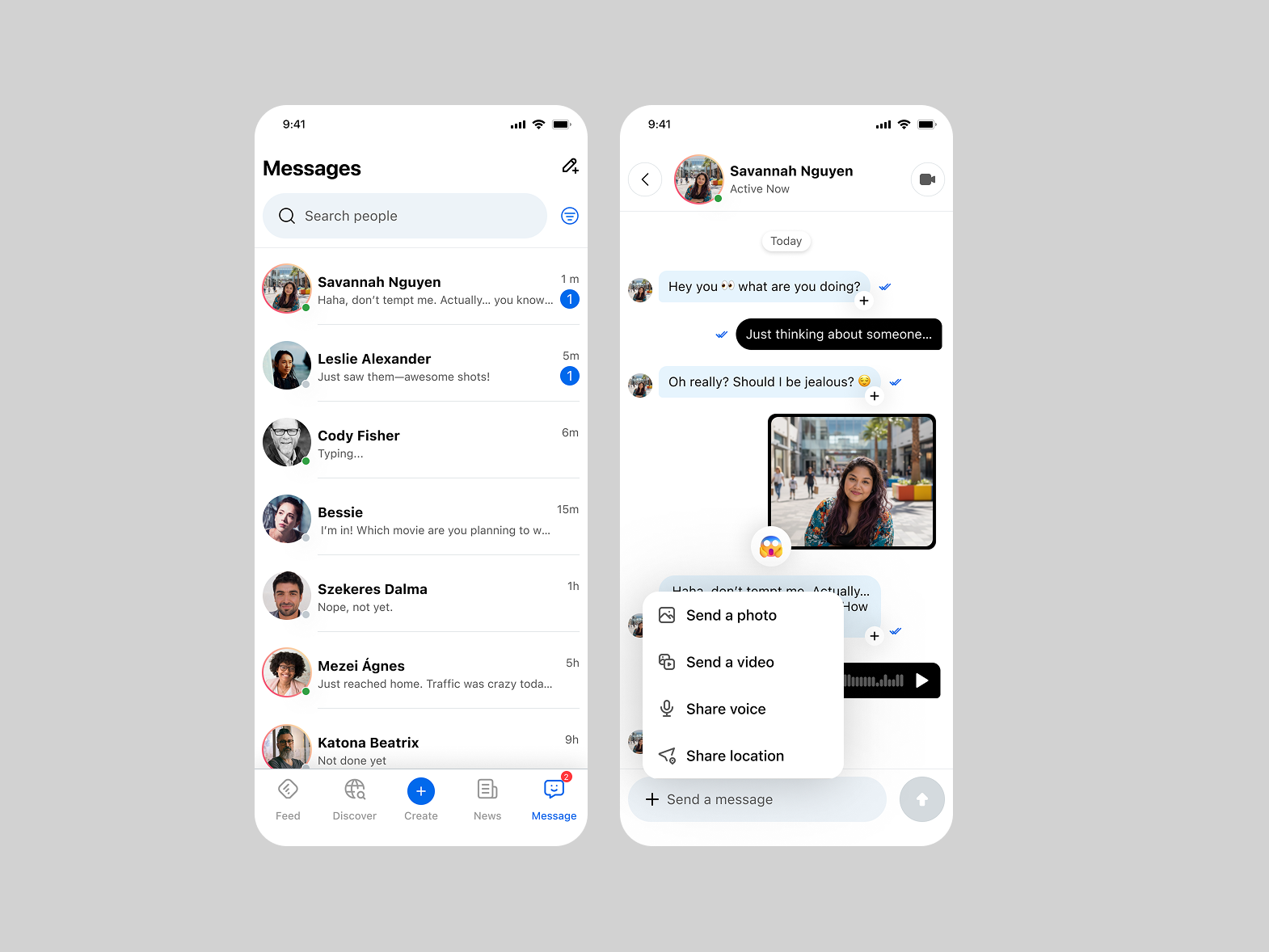 jloop-Social Media App by Zalak Raja Opi on Dribbble