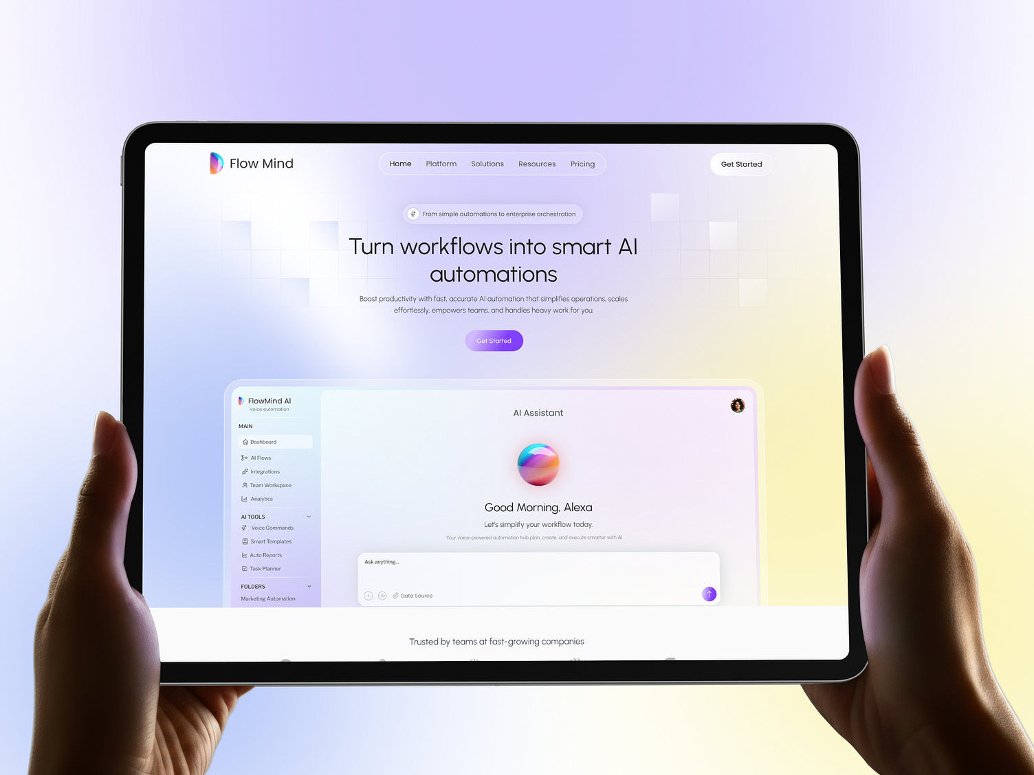 SaaS Automation Website by TARIQUL ISLAM for Orbiq Studio on Dribbble