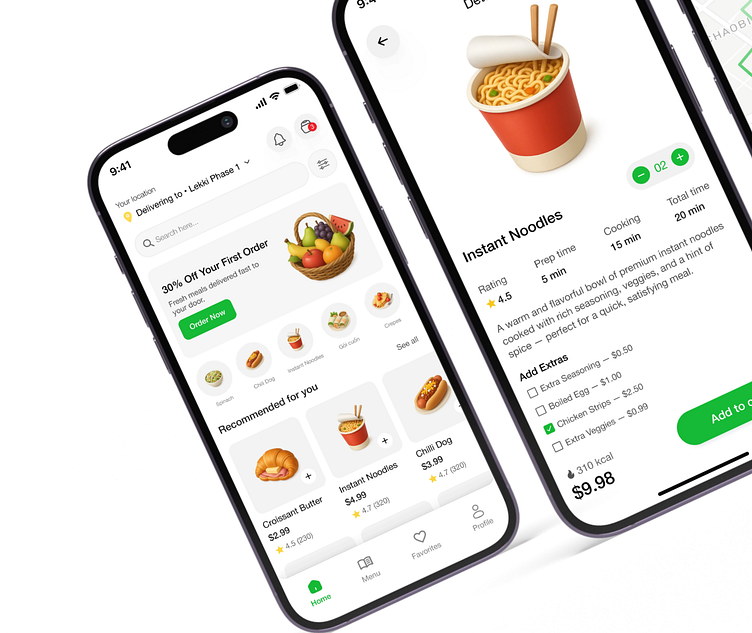 Food Delivery App by Zakariya Buhari on Dribbble