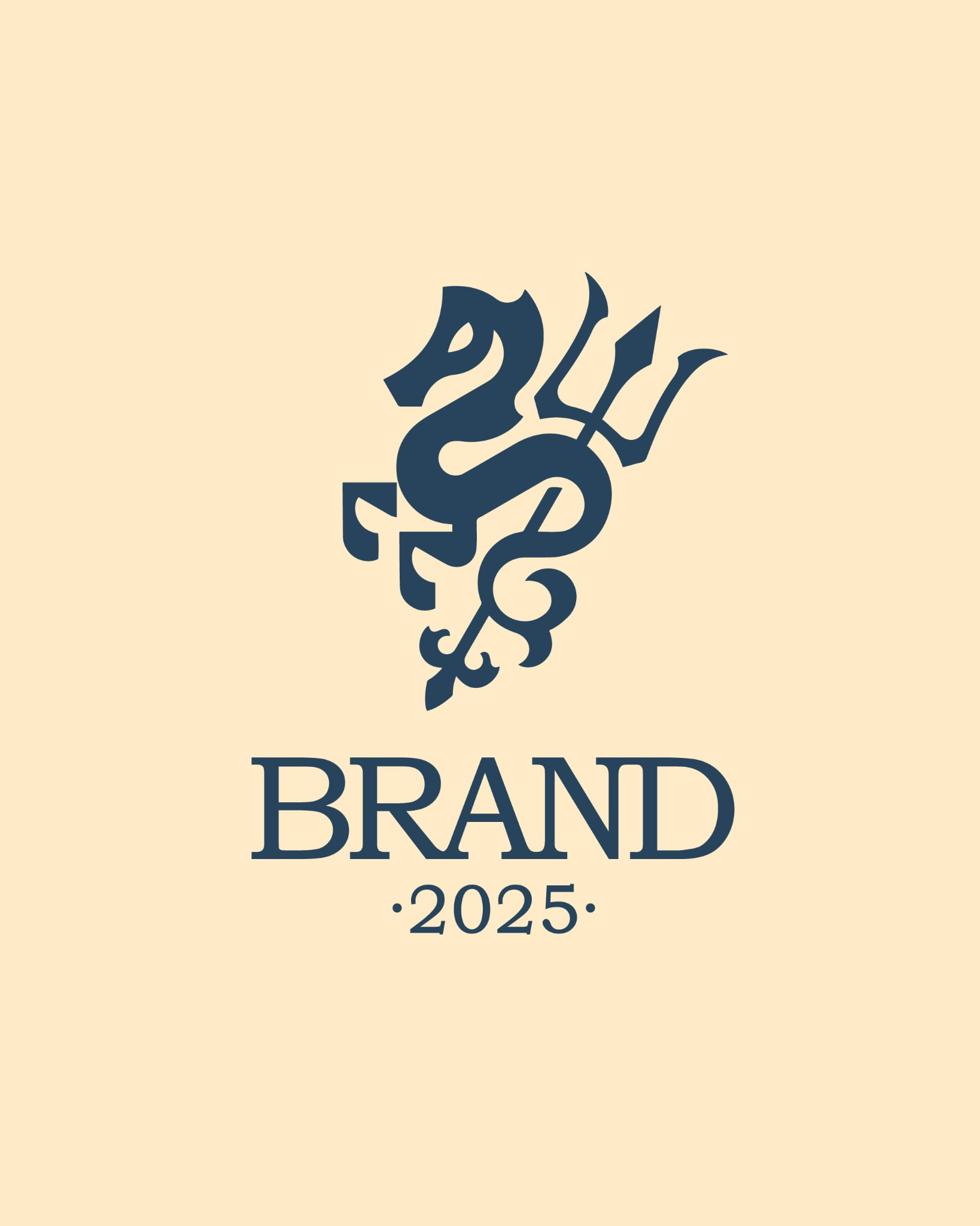 Seahorse Trident Logo design for sale crafted by Anhdodes by Anh Do ...