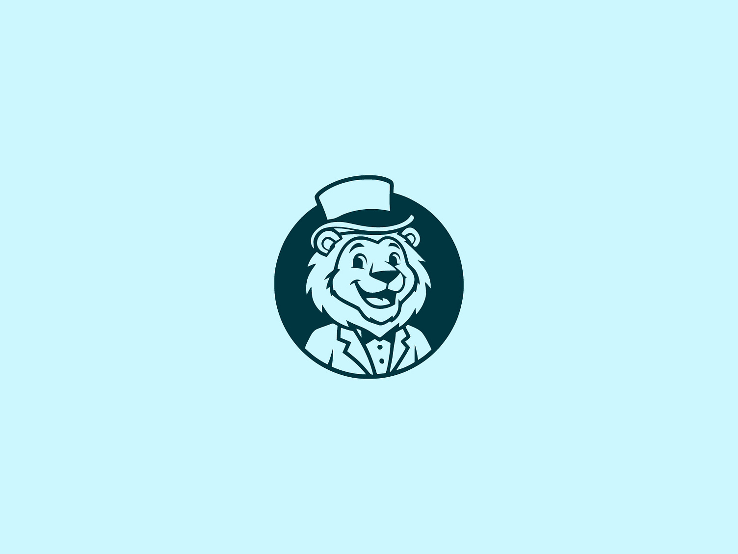 Cute Lion Logo by Sam Balts on Dribbble