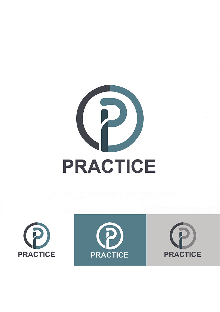 Modern & Clean Logo Design for PRACTICE by Ayan Khan on Dribbble