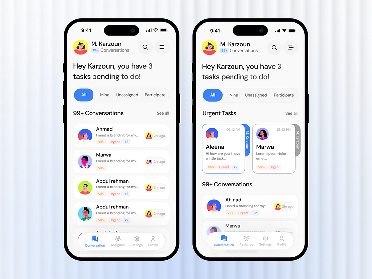 Task Tracking app design by Haider Irshad on Dribbble